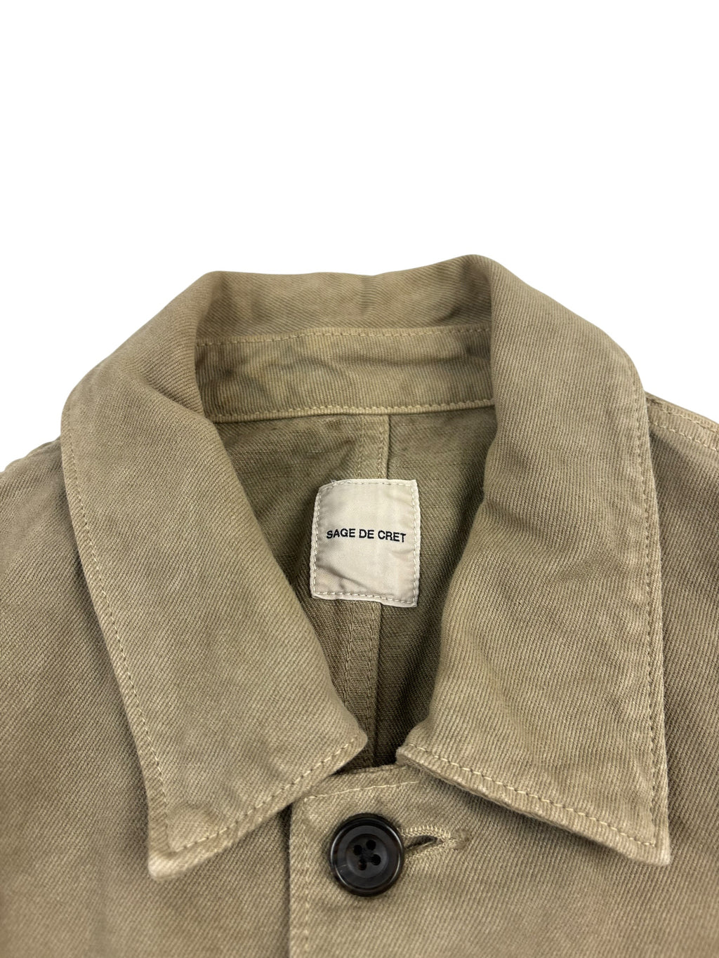 Sage De Cret Lawn Cloth Work Shirt Jacket – RE:BOURN