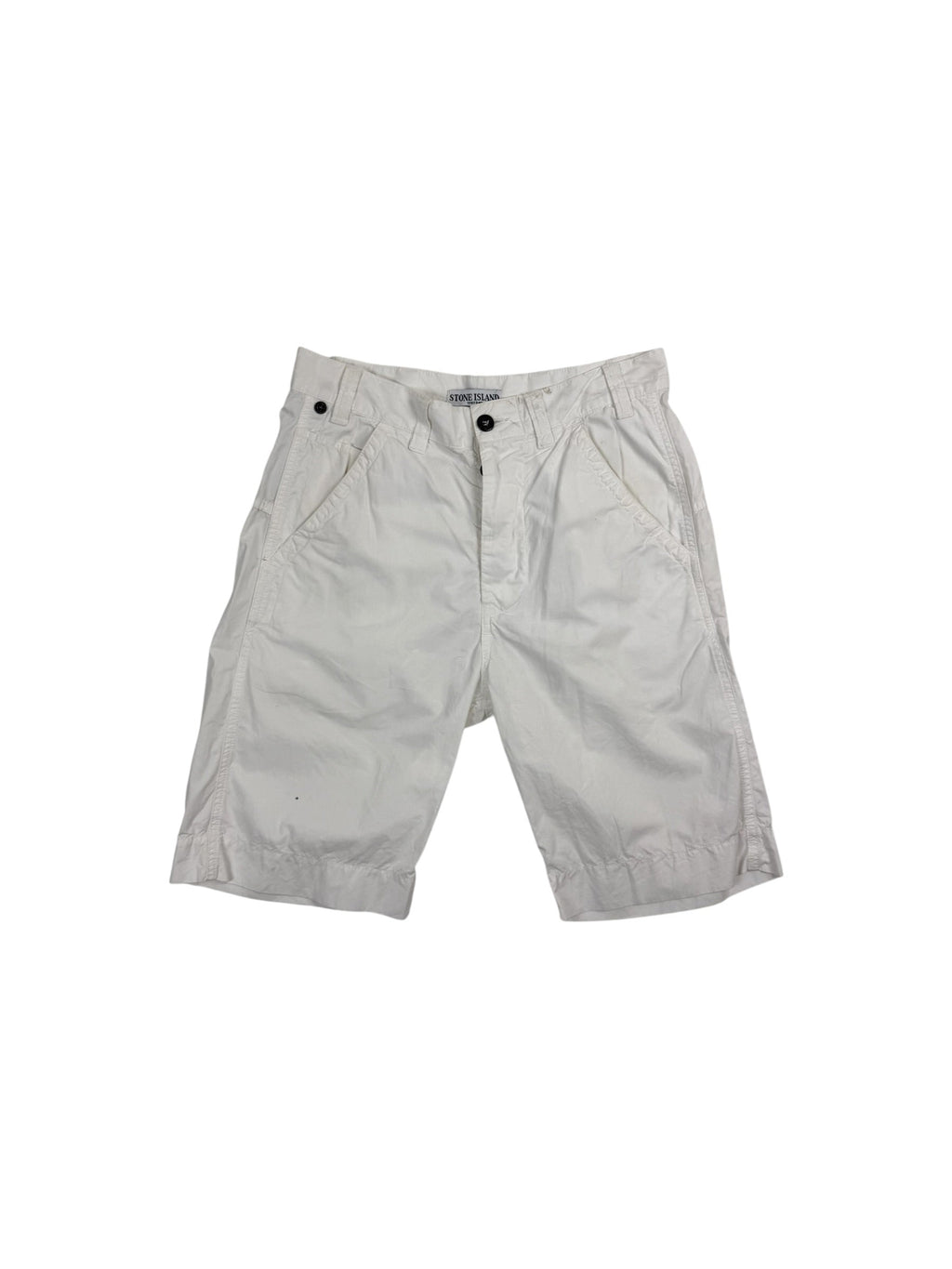 Stone Island SS00 White Shorts – RE:BOURN