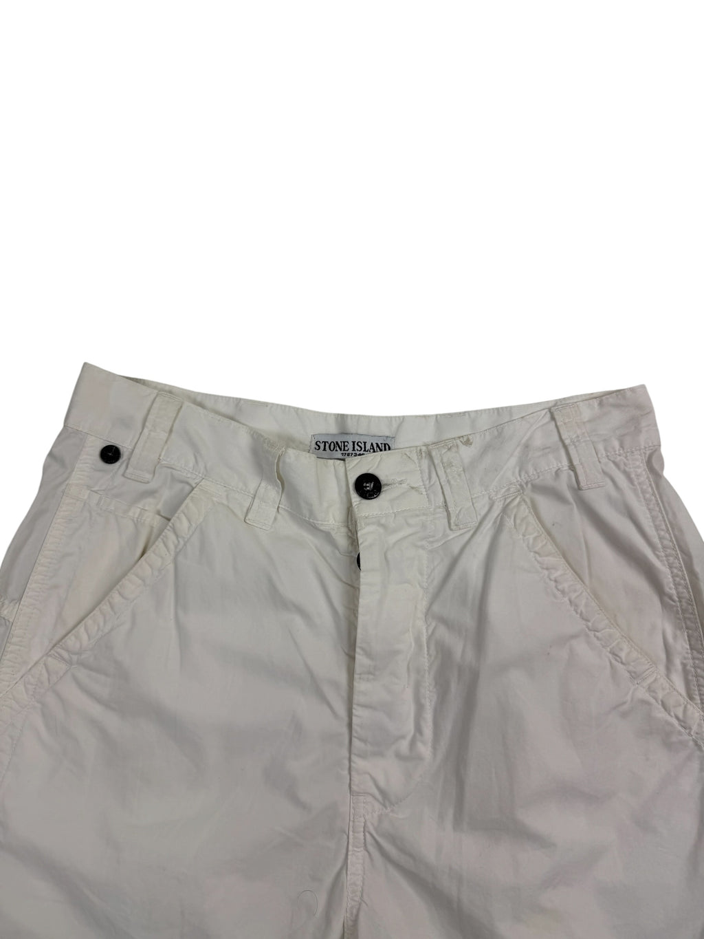 Stone Island SS00 White Shorts – RE:BOURN