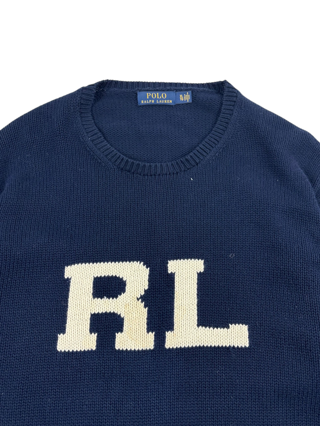Polo Ralph Lauren Monogram RL Crewneck Jumper – RE:BOURN